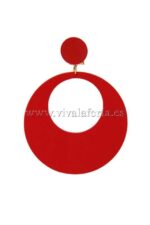 Klassische runde Flamenco-Ohrringe aus Acetat - Viva la Feria